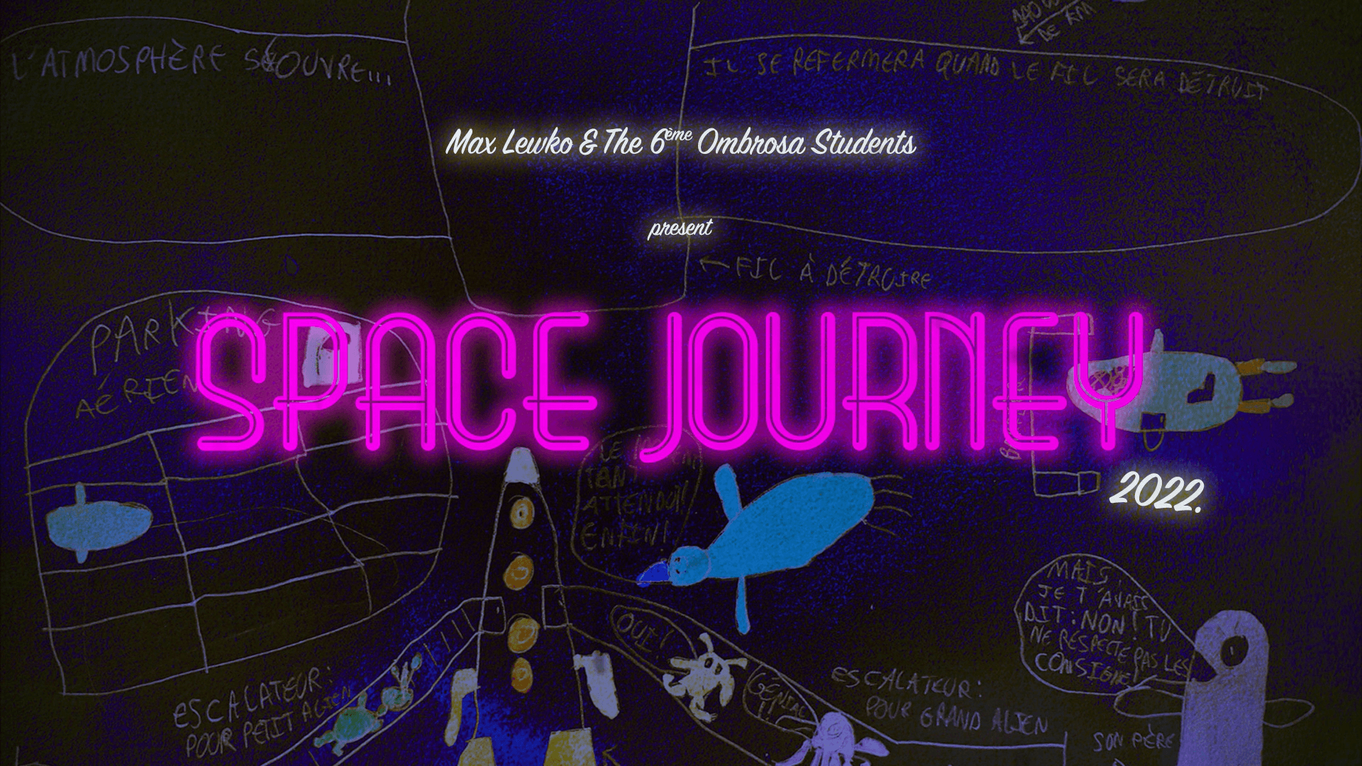 "Space Journey", the artsy short film by the 6ème students - Ombrosa