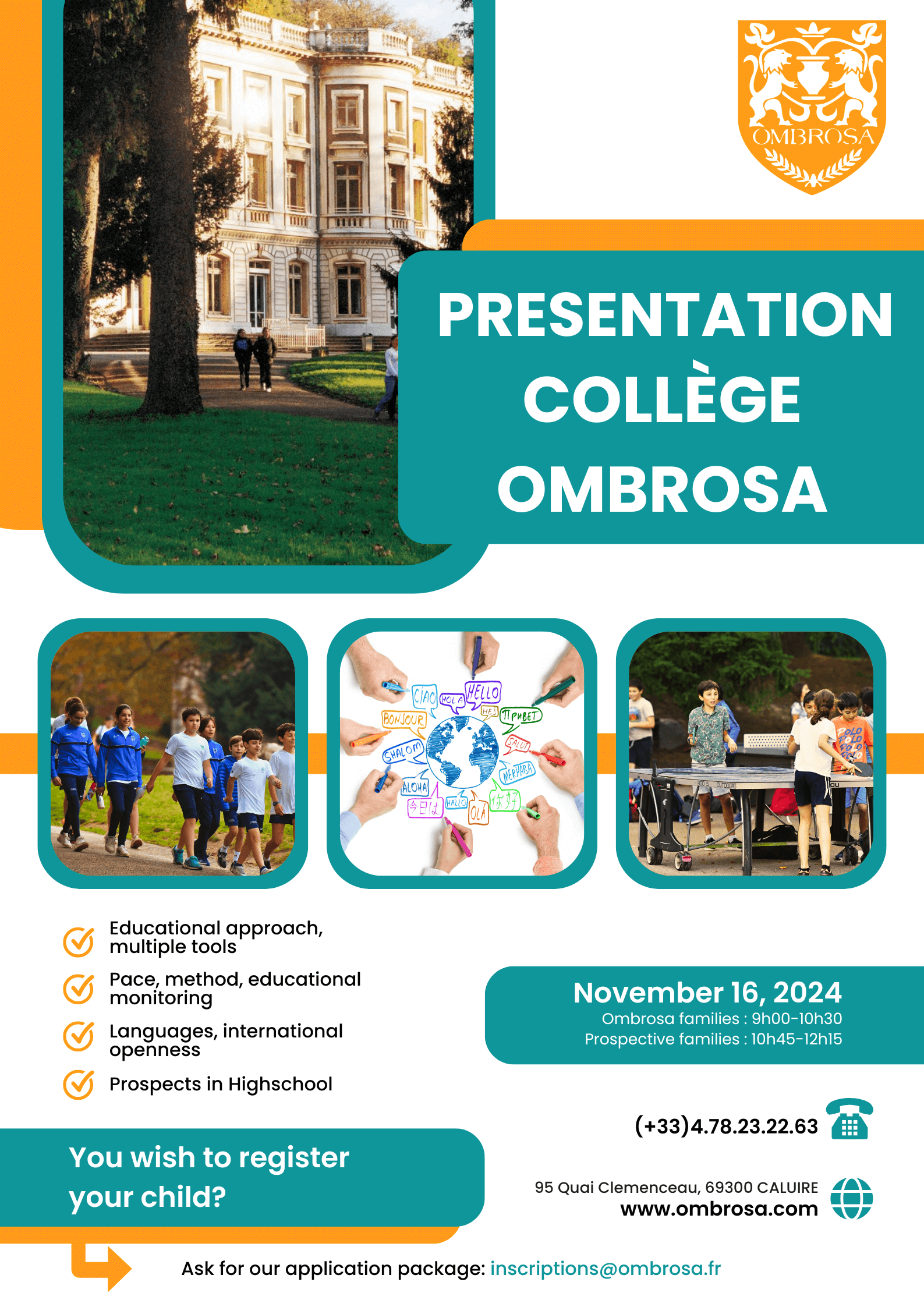 Awareness workshop of bullying at school - 6ème - Ombrosa