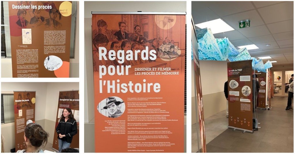 Exhibition: "Regards pour l'Histoire" at the Lycée / "Historical Perspectives" - Ombrosa